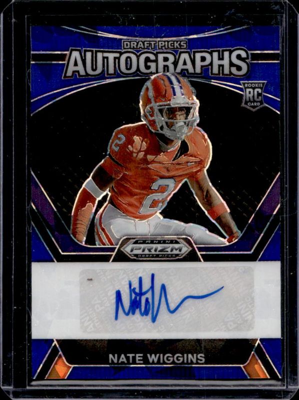 Nate Wiggins 2024 Prizm Draft Picks #DPA-NWS Draft Picks Autographs ...