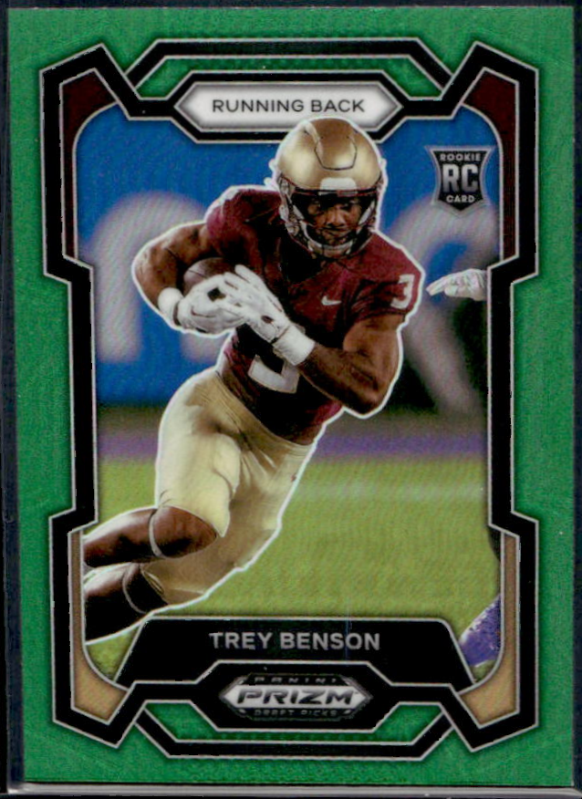 Trey Benson 2024 Prizm Draft Picks #151 Green Price Guide - Sports Card ...