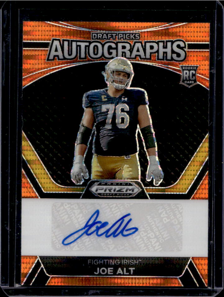 Joe Alt 2024 Prizm Draft Picks #DPA-JAT Draft Picks Autographs - Orange ...