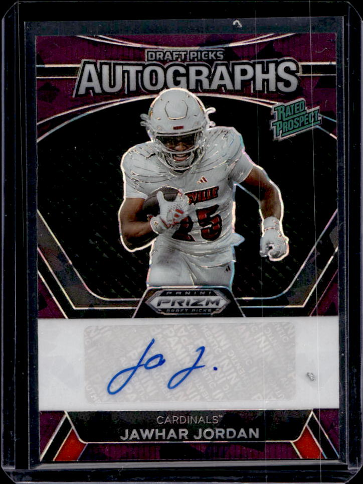 Jawhar Jordan 2024 Prizm Draft Picks #DPA-JJN Draft Picks Autographs ...