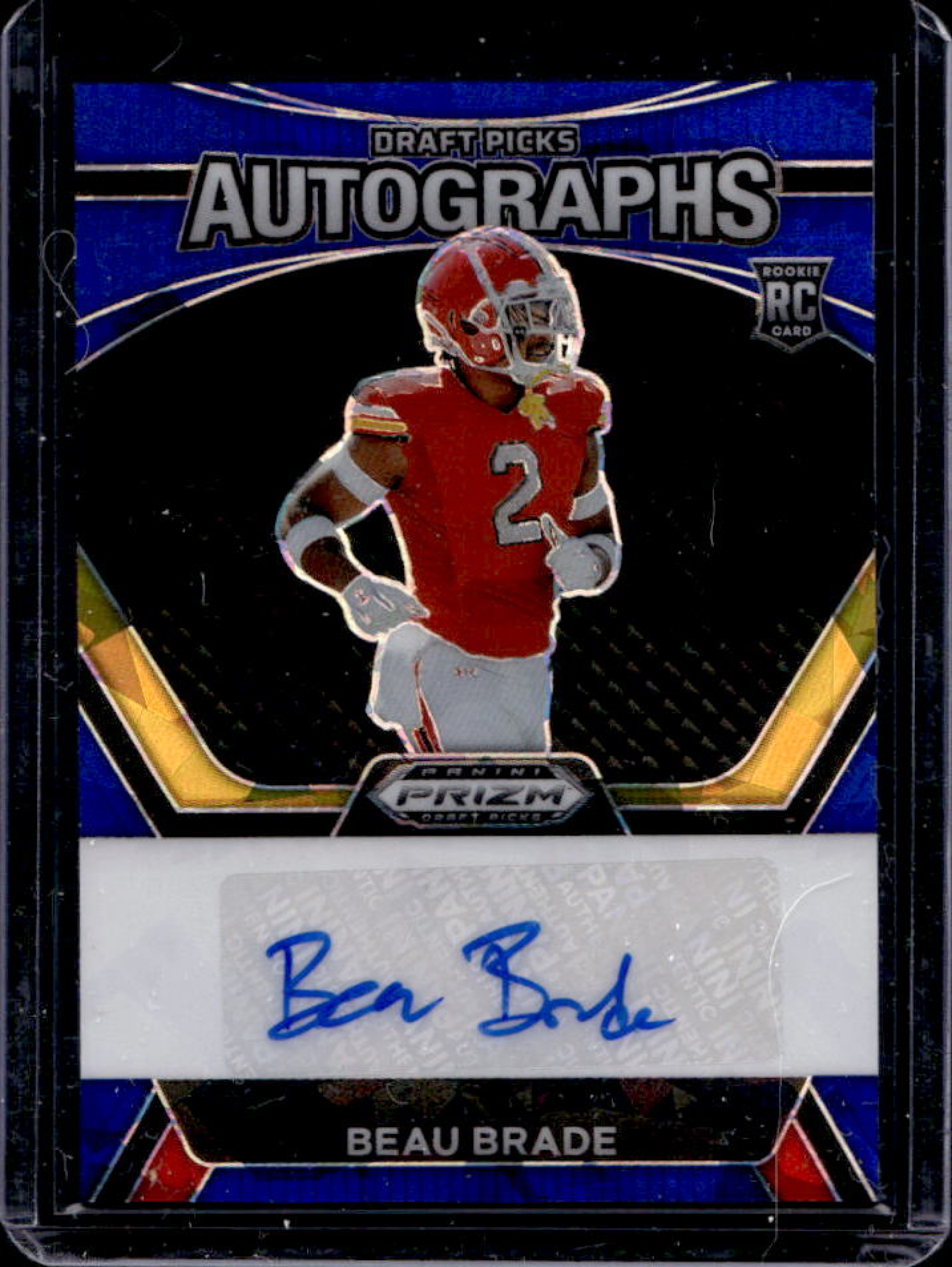 Beau Brade 2024 Prizm Draft Picks #DPA-BBE Draft Picks Autographs ...