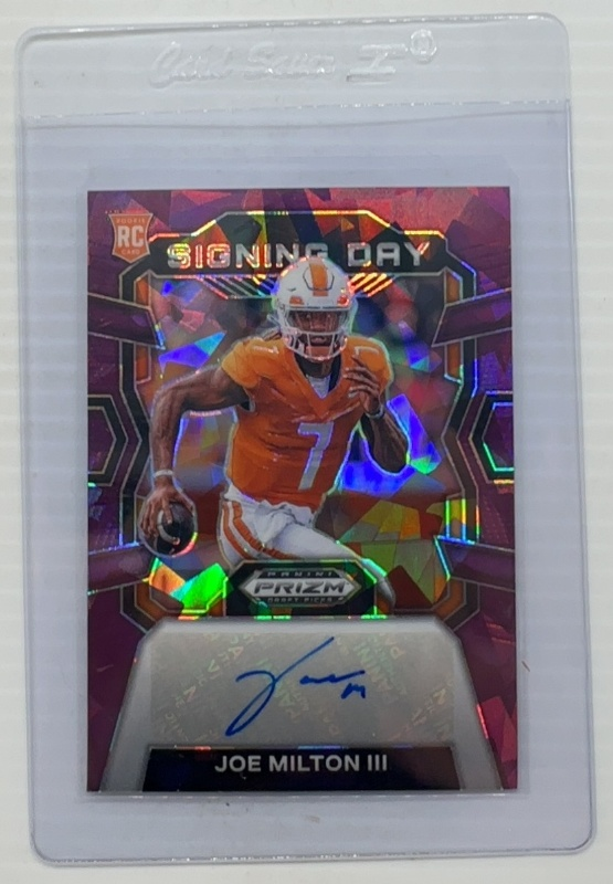 Joe Milton III 2024 Prizm Draft Picks #SD-JMN Signing Day Autographs ...
