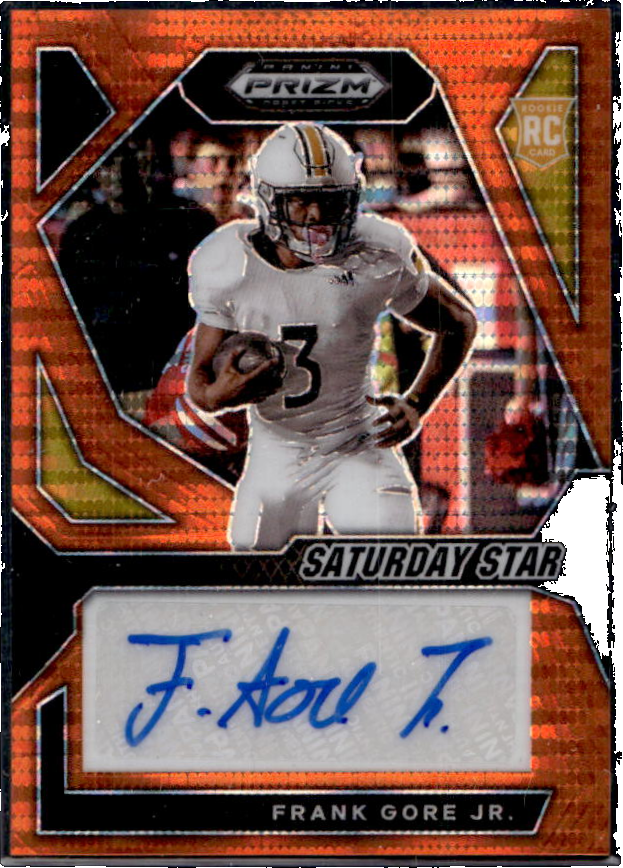 Frank Gore 2024 Prizm Draft Picks #SSS-FGJ Saturday Star Signatures ...