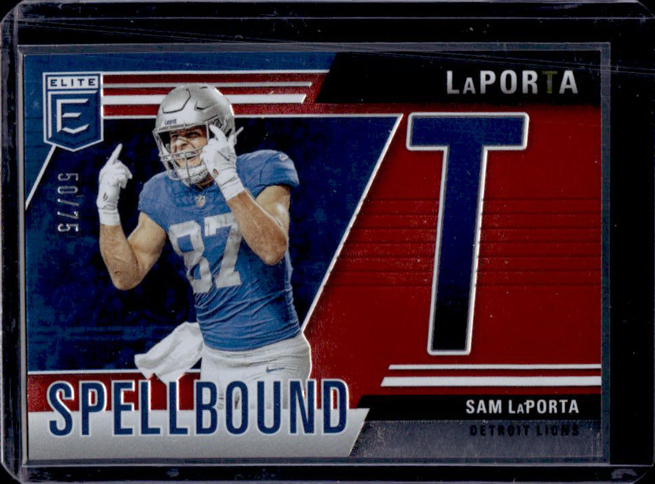 Sam LaPorta 2024 Elite #10 Spellbound - Red /75 Price Guide - Sports ...