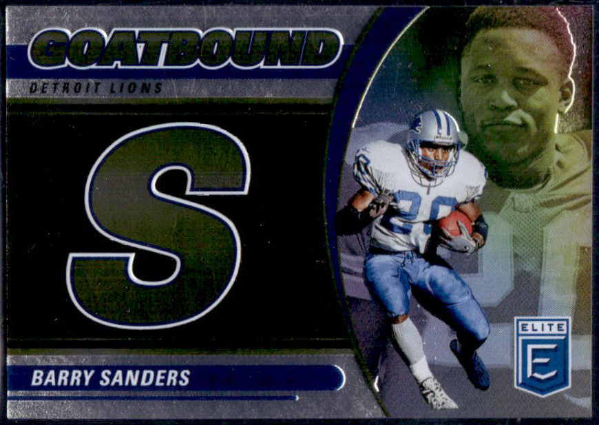 Barry Sanders 2024 Elite #7 GOATbound Price Guide - Sports Card Investor