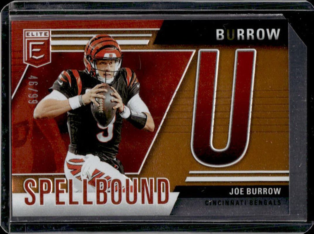 Joe Burrow 2024 Elite #36 Spellbound - Orange /99 Price Guide - Sports ...