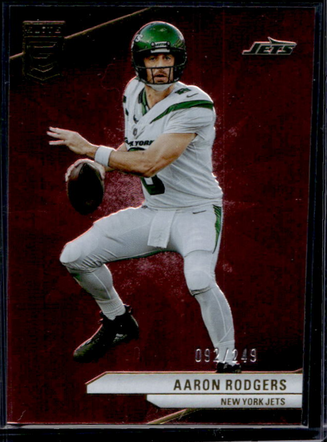 Aaron Rodgers 2024 Elite #99 Maroon /249 Price Guide - Sports Card Investor