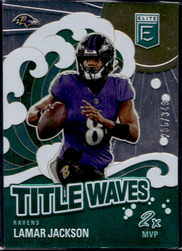 Lamar Jackson 2024 Elite #1 Title Waves /349 Price Guide - Sports Card ...