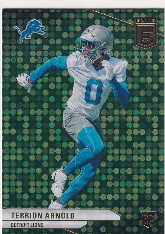 Terrion Arnold 2024 Elite #137 Green Disco Price Guide - Sports Card ...