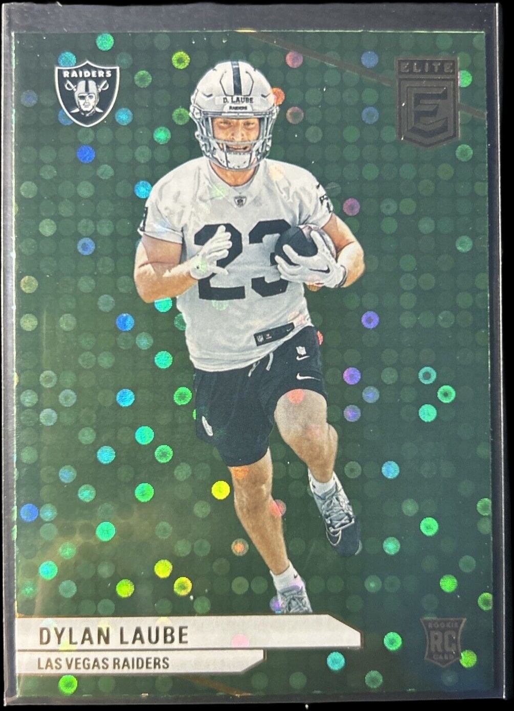 Dylan Laube 2024 Elite #129 Green Disco Price Guide - Sports Card Investor