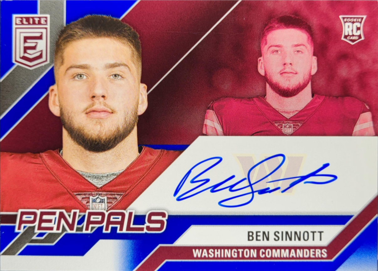 Ben Sinnott 2024 Elite #PAL-BSI Pen Pals - Blue Ink Price Guide ...