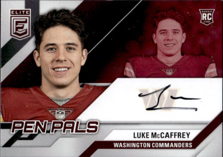 Luke McCaffrey 2024 Elite #PAL-LMC Pen Pals Price Guide - Sports Card ...