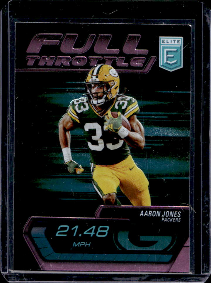 Aaron Jones Sr. 2024 Elite #15 Full Throttle - Pink Price Guide ...