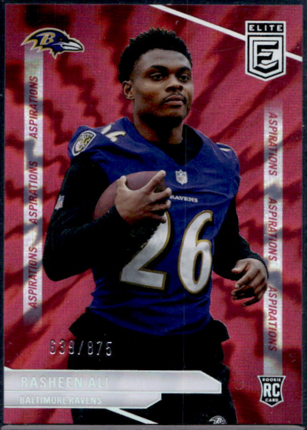 Rasheen Ali 2024 Elite #139 Aspirations Shimmer /875 Price Guide ...