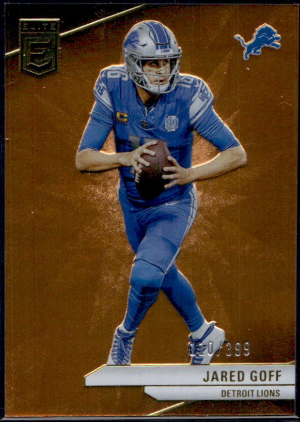 Jared Goff 2024 Elite #15 Orange /399 Price Guide - Sports Card Investor