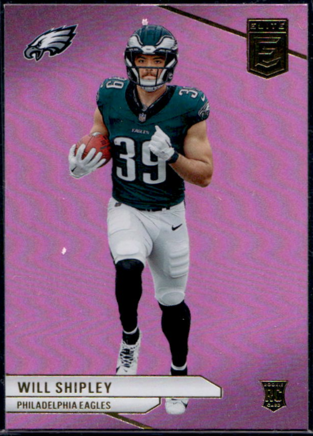 Will Shipley 2024 Elite #164 Pink Price Guide - Sports Card Investor