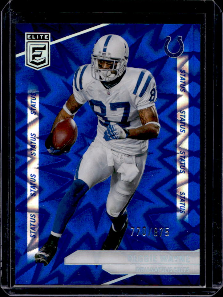 Reggie Wayne 2024 Elite #28 Status Explosion /875 Price Guide - Sports ...