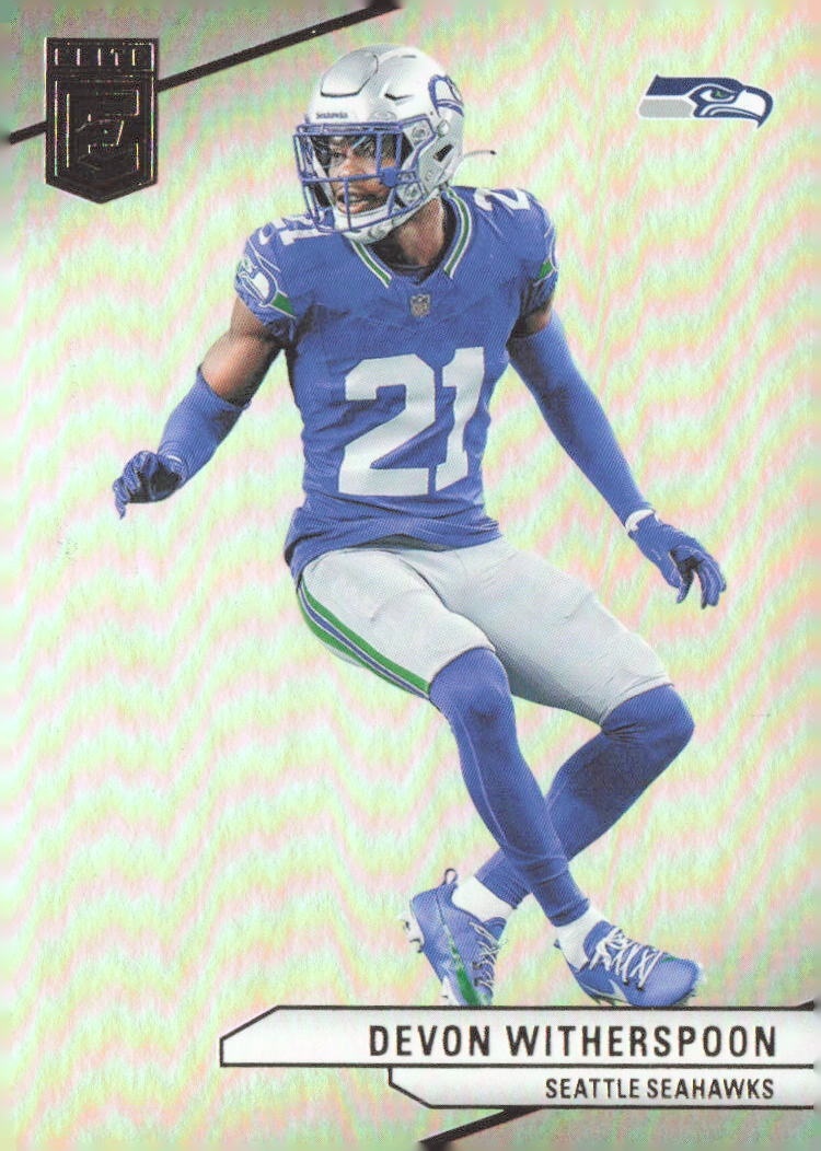 Devon Witherspoon 2024 Elite #55 Base Rookie /999 Price Guide - Sports ...