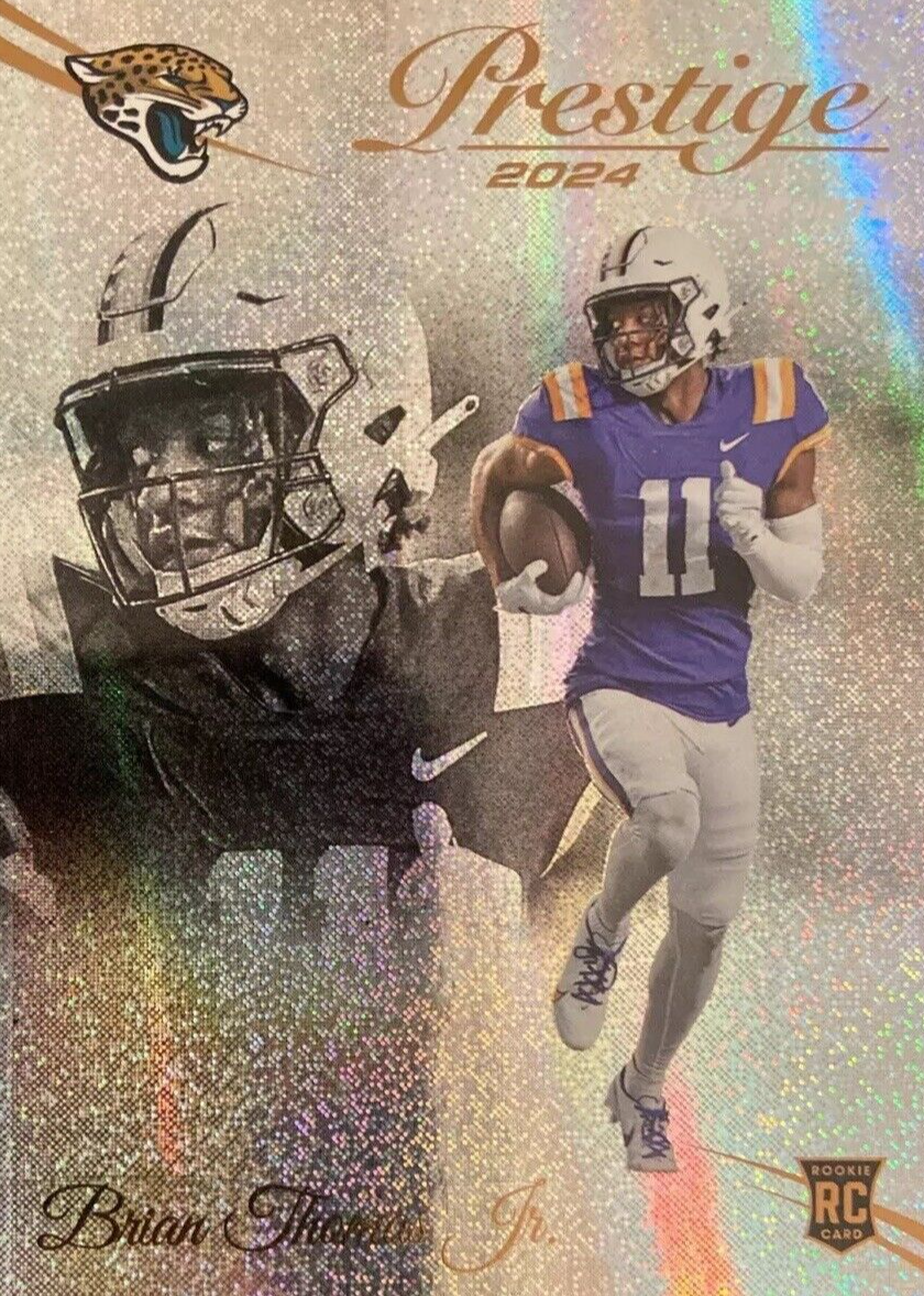 Brian Thomas Jr. 2024 Prestige #321 Dots Xtra Points Price Guide ...