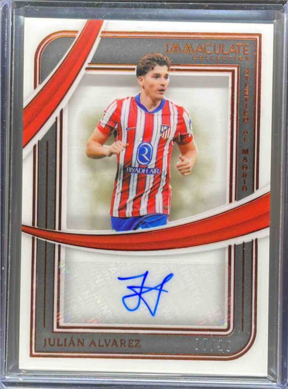 Julian Alvarez 2024 Immaculate Collection #30 Shadowbox Signatures /10 ...