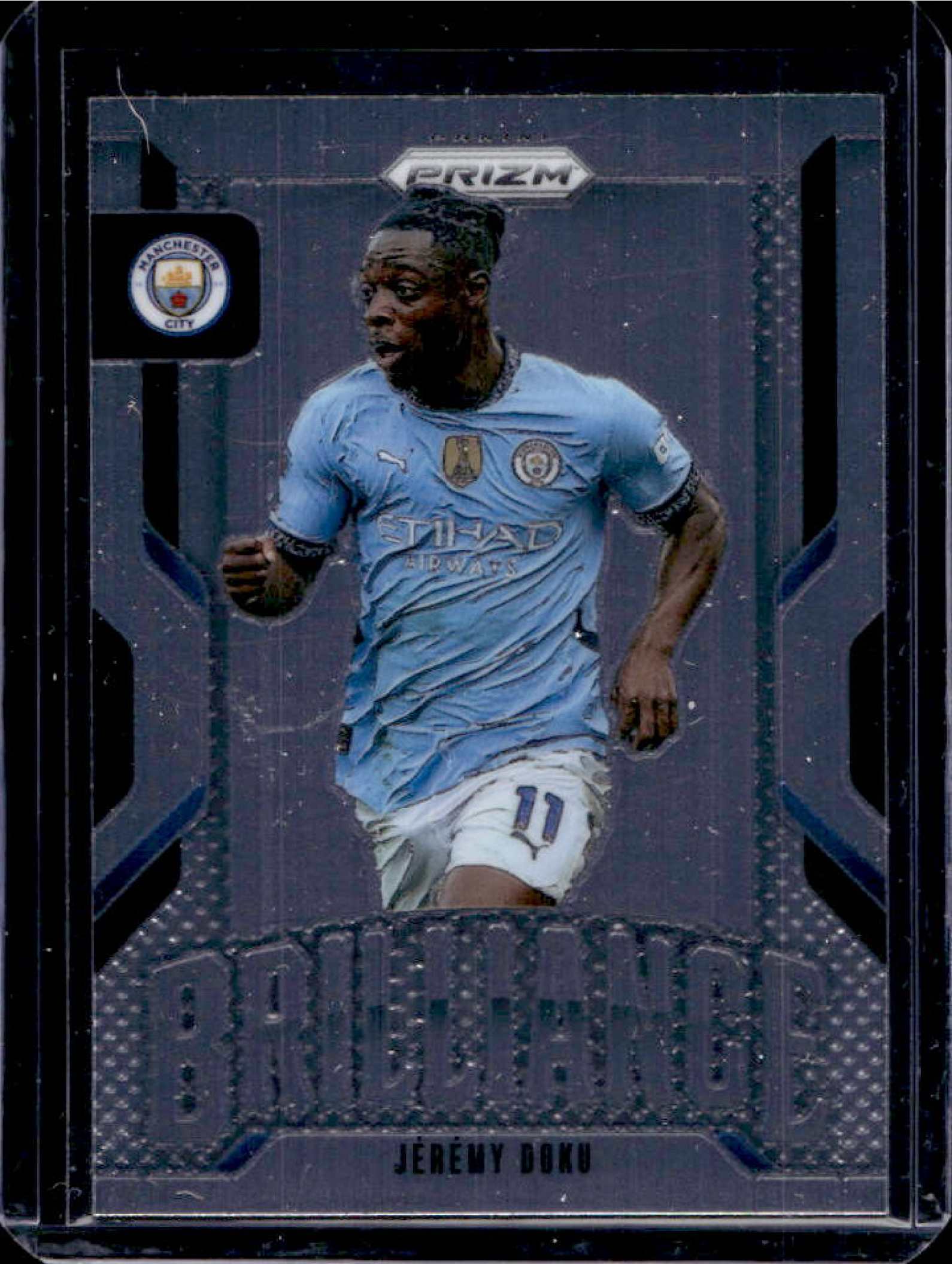 Jeremy Doku 2024 Prizm Premier League #1 Brilliance Price Guide ...