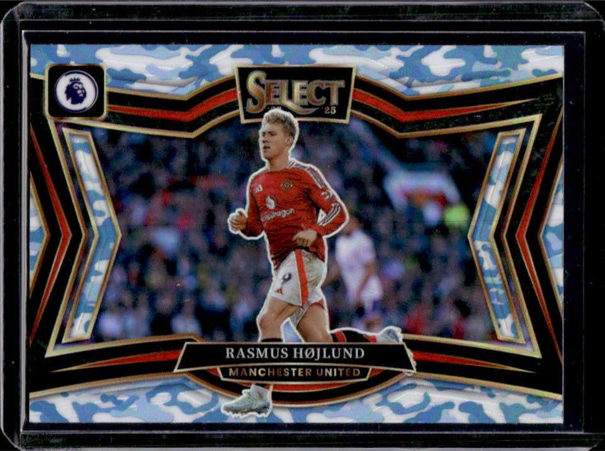 Rasmus Hojlund 2024 Select Premier League #232 Field Level Winter Camo ...