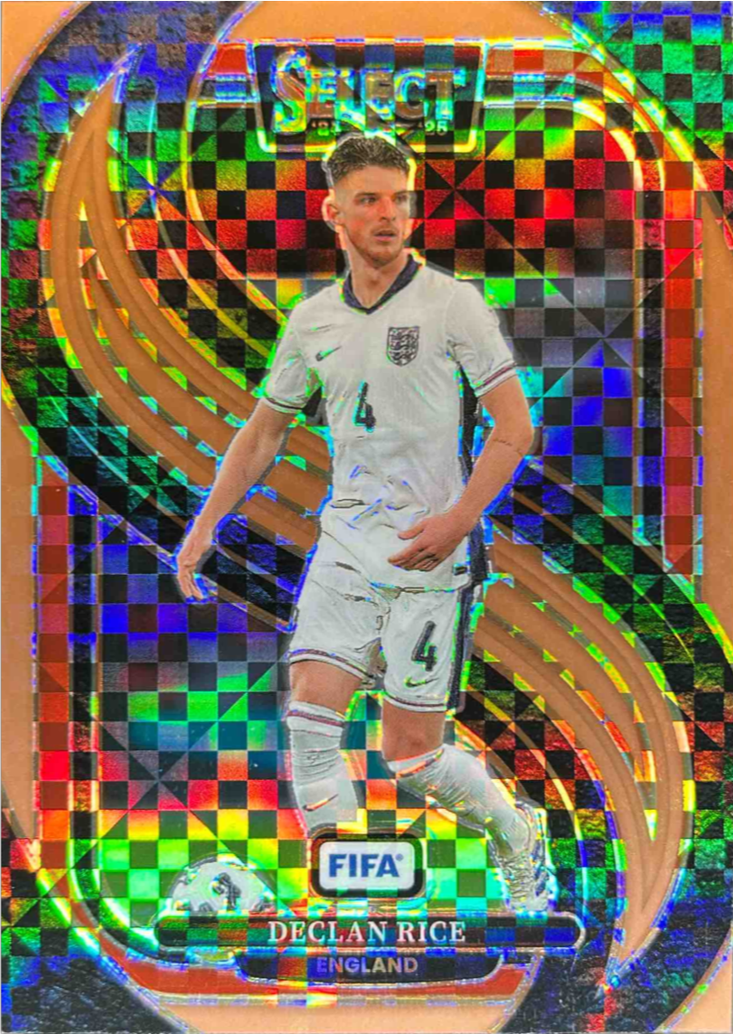 Declan Rice 2024 Select FIFA #167 Mezzanine Bronze Checker /75 Price ...