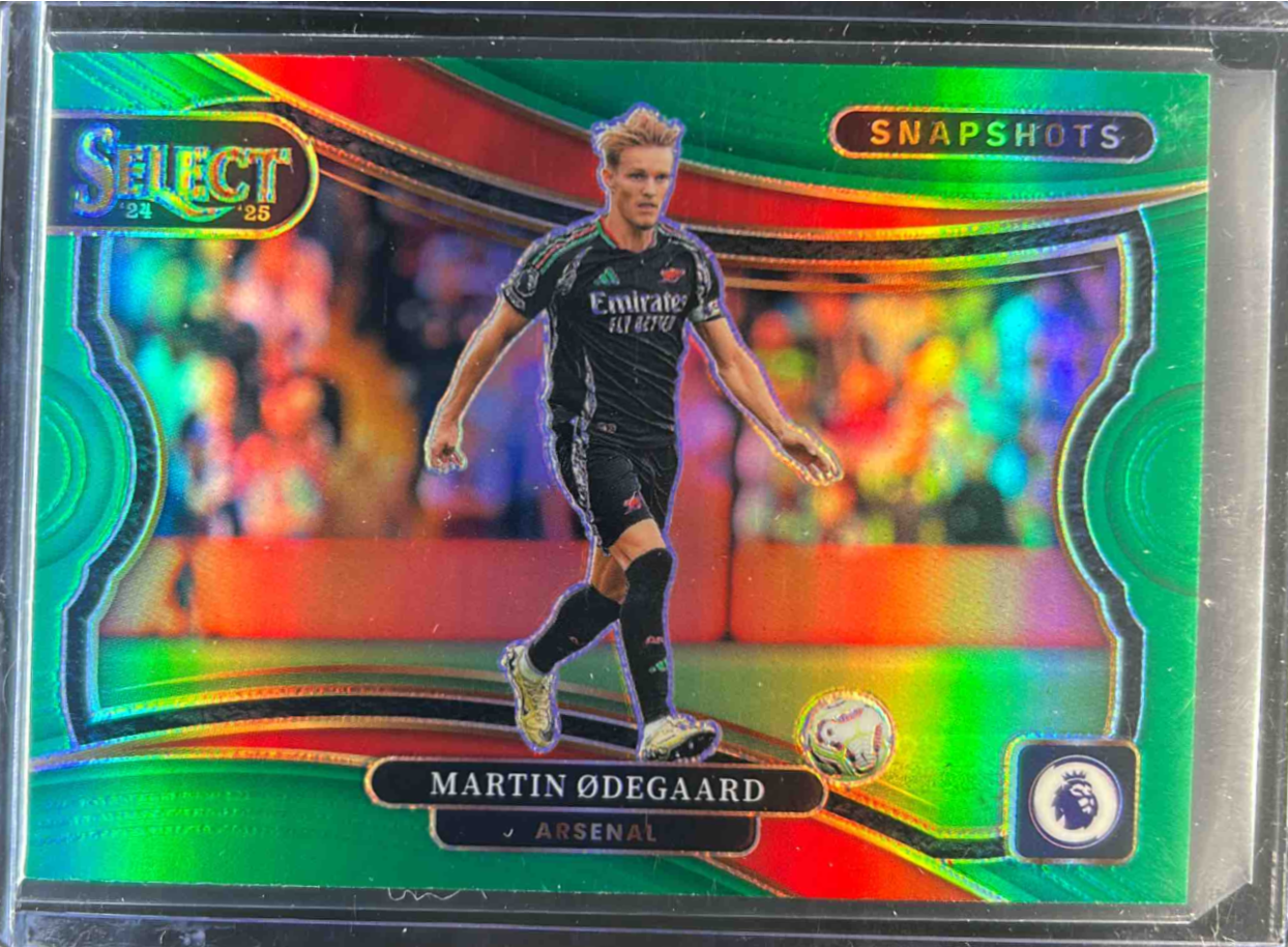 Martin Odegaard 2024 Select Premier League #7 Snapshots Green /5 Price ...