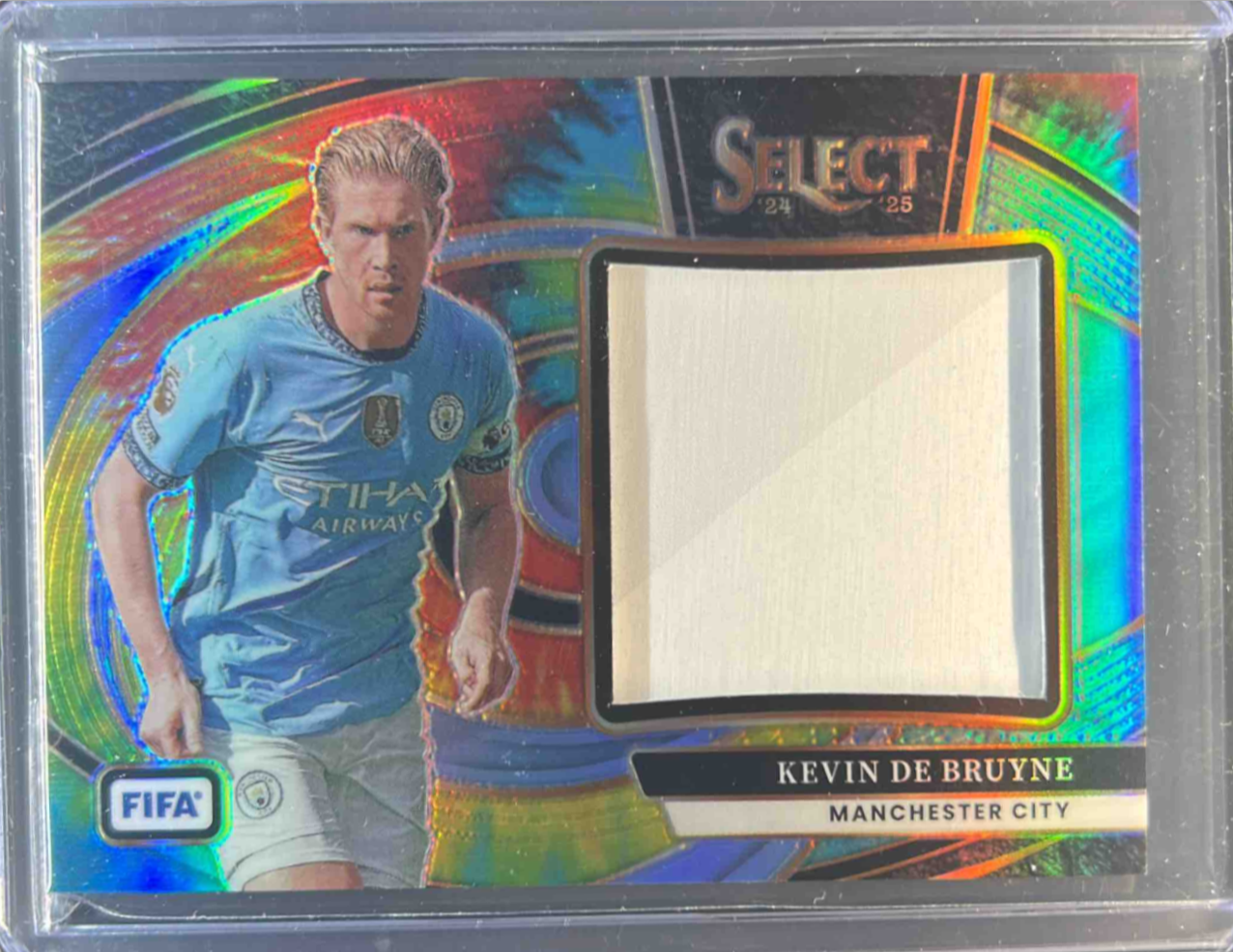 Kevin De Bruyne 2024 Select FIFA #JS-KDB Jumbo Swatches Tie-Dye /4 ...