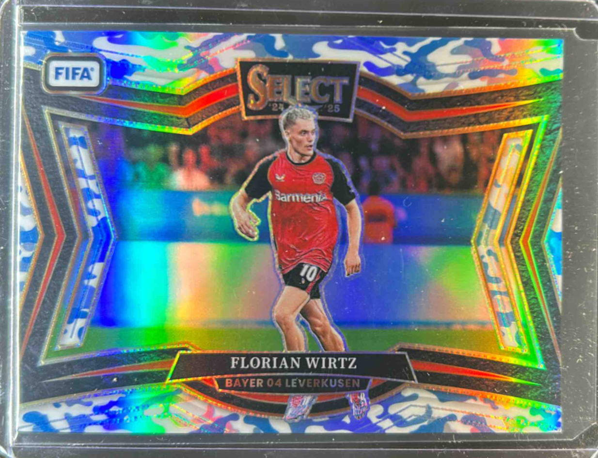 Florian Wirtz 2024 Select FIFA #217 Field Level Winter Camo /30 Price ...