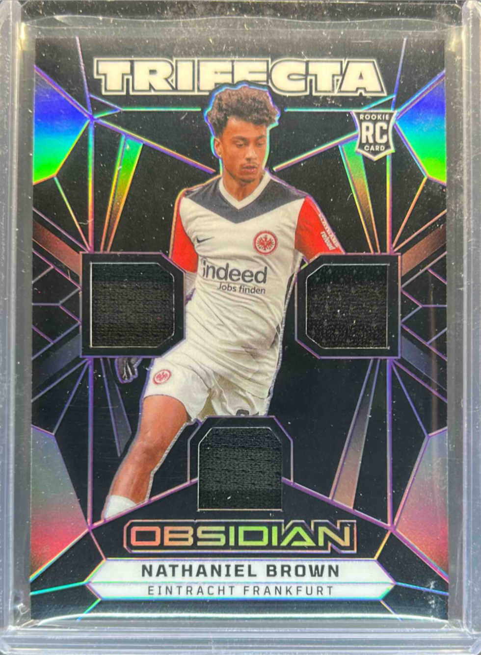 Nathaniel Brown 2024 Obsidian #TM-NB Trifecta Material - Electric Etch ...