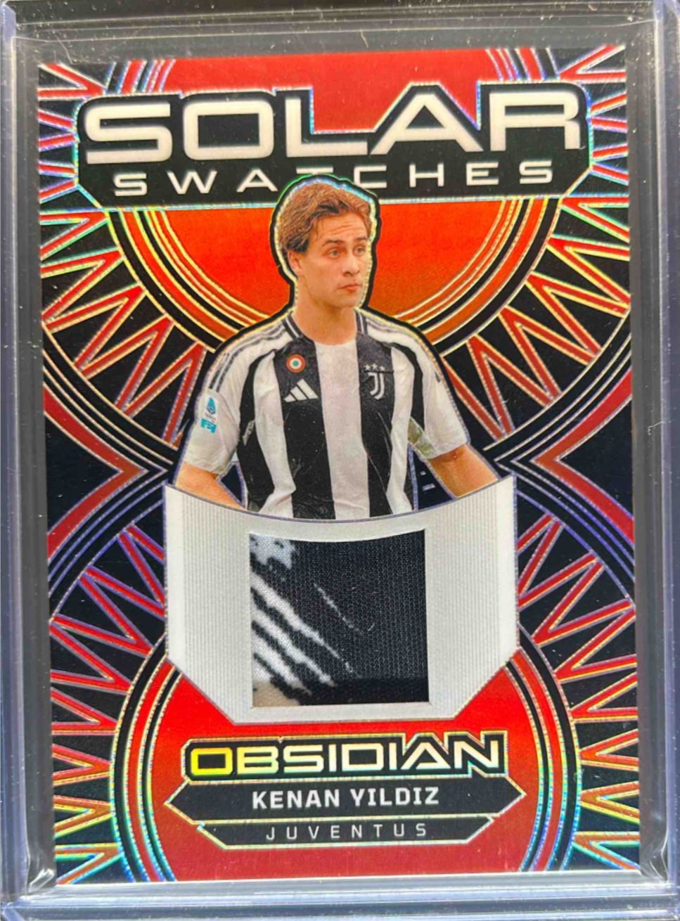 Kenan Yildiz 2024 Obsidian #SS-KY Solar Swatches /199 Price Guide ...