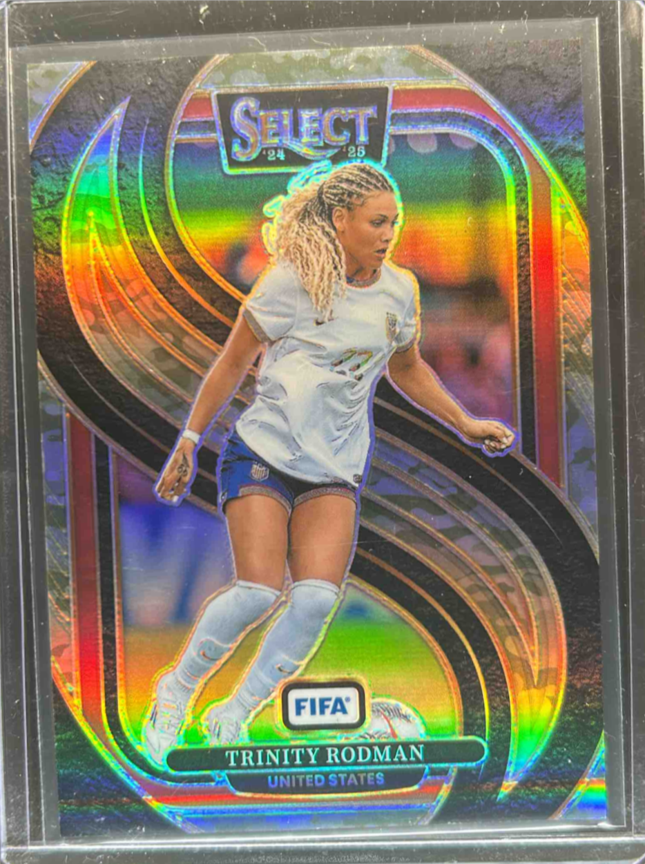 Trinity Rodman 2024 Select FIFA #195 Mezzanine Camo /135 Price Guide ...