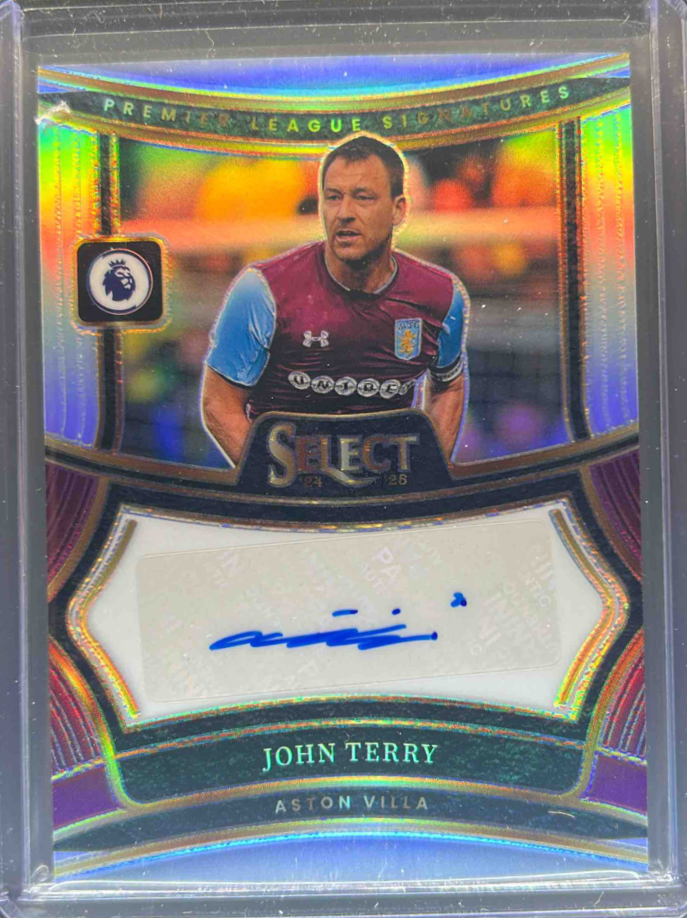 John Terry 2024 Select Premier League #S-JT Signatures Price Guide ...