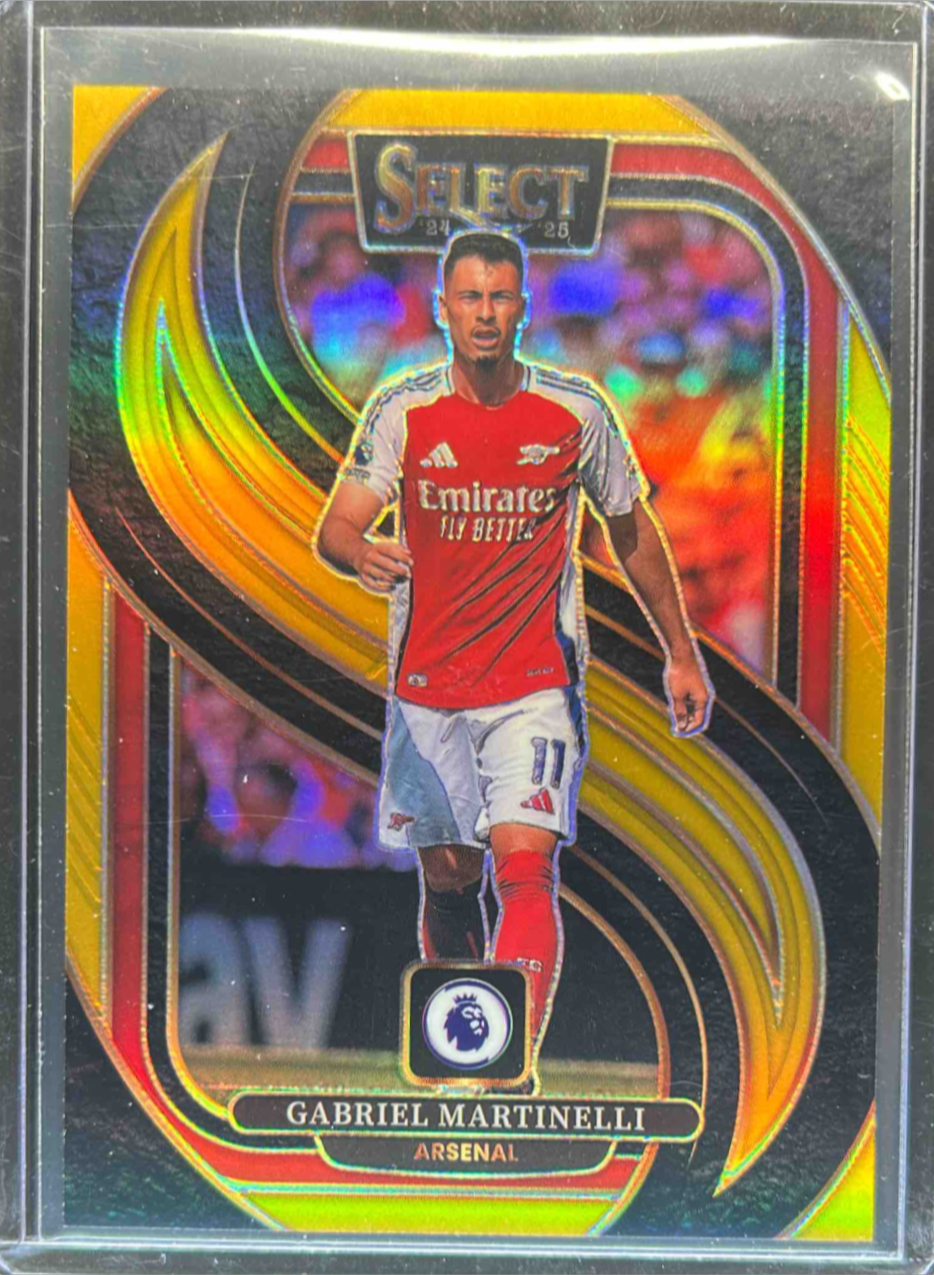Gabriel Martinelli 2024 Select Premier League #134 Mezzanine Gold /10 ...