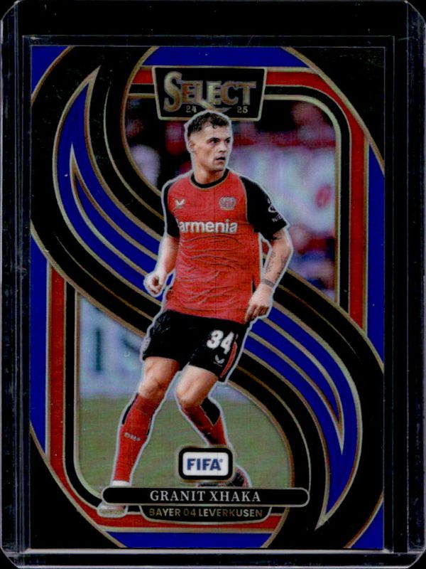 Granit Xhaka 2024 Select FIFA #130 Mezzanine Blue Price Guide - Sports ...