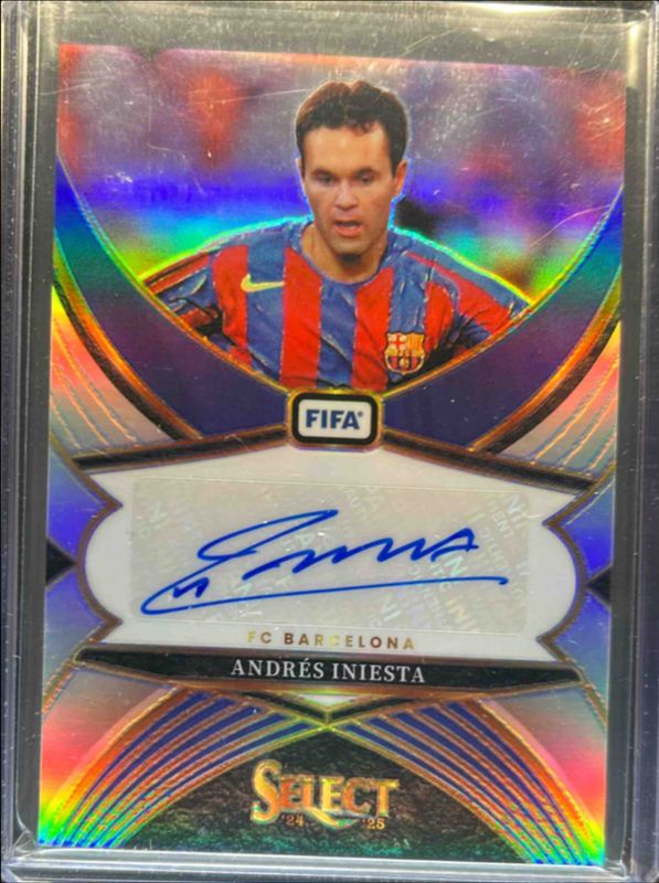 Andres Iniesta 2024 Select FIFA #SS-AI Select Signatures Price Guide ...