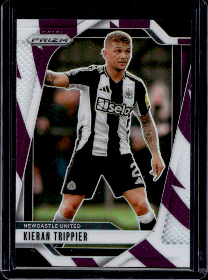 Kieran Trippier 2024 Prizm Premier League #115 Purple & White Stripes ...