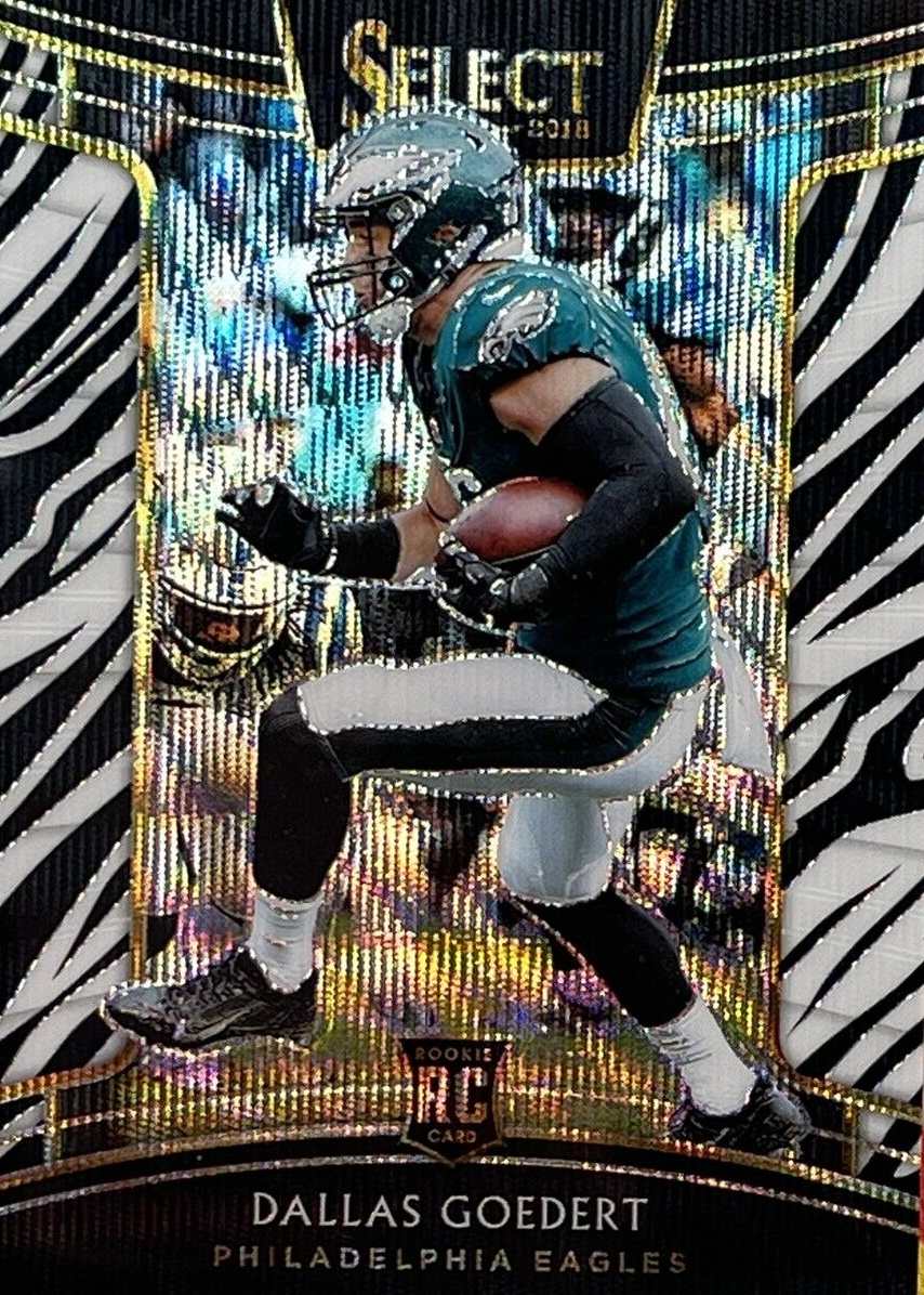 Dallas Goedert 2018 Select #21 Concourse Zebra /(SSP) Price Guide ...
