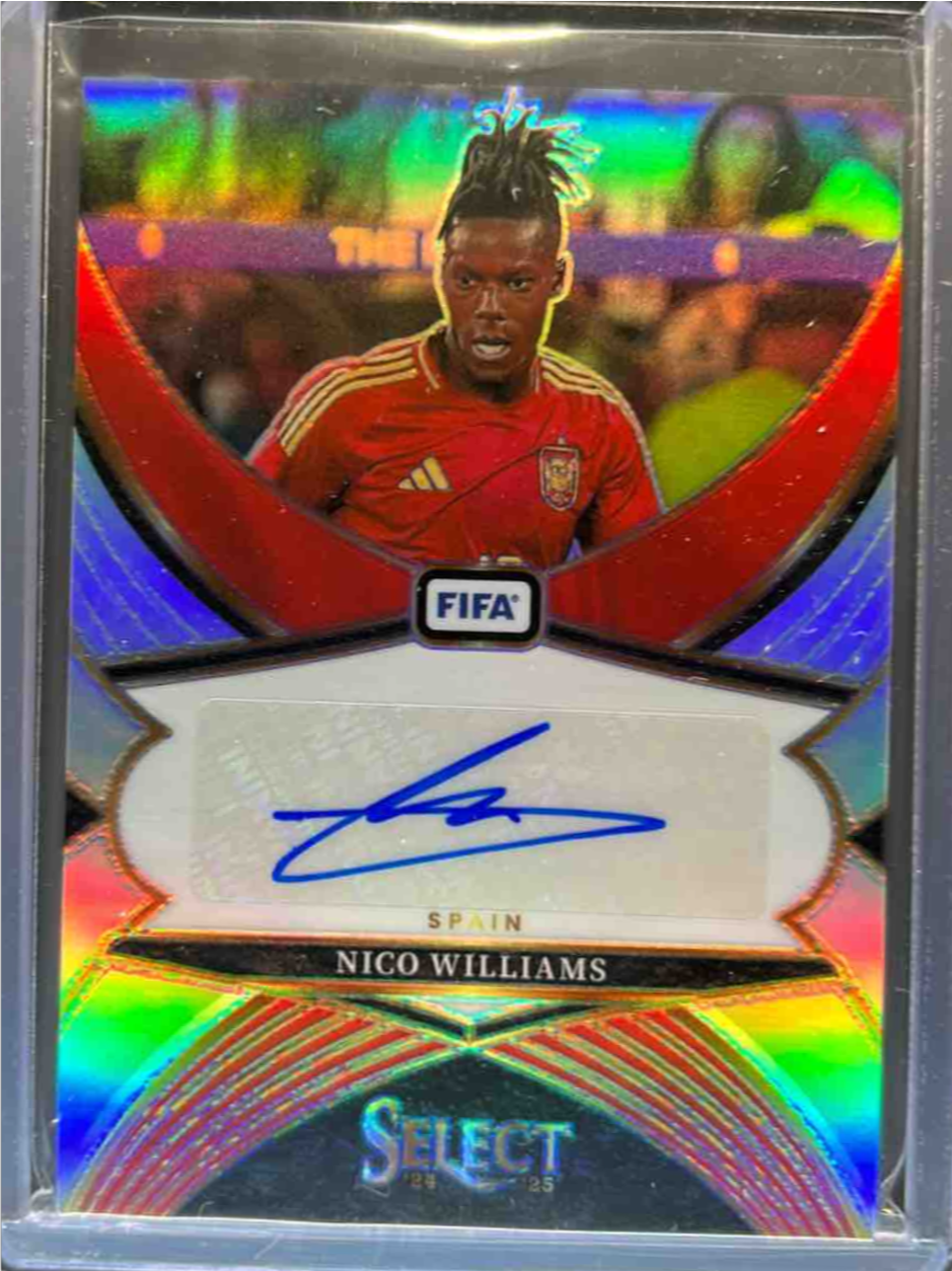 Nico Williams 2024 Select FIFA #SS-NW Select Signatures Price Guide ...