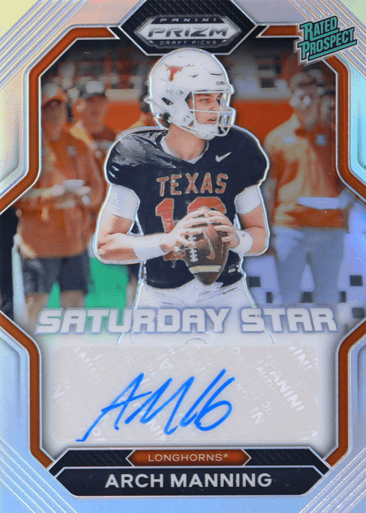 Arch Manning 2023 Prizm Draft Picks #SSS-ARM Saturday Star Signatures ...