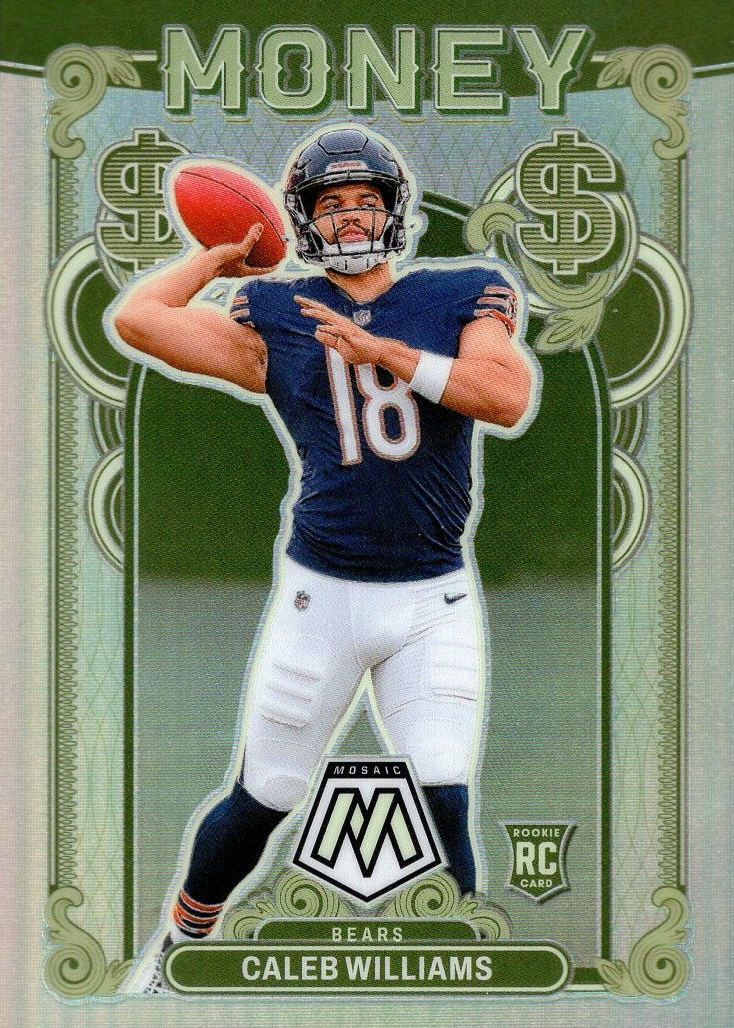 Caleb Williams 2024 Mosaic #7 Money /(SSP) Price Guide - Sports Card ...