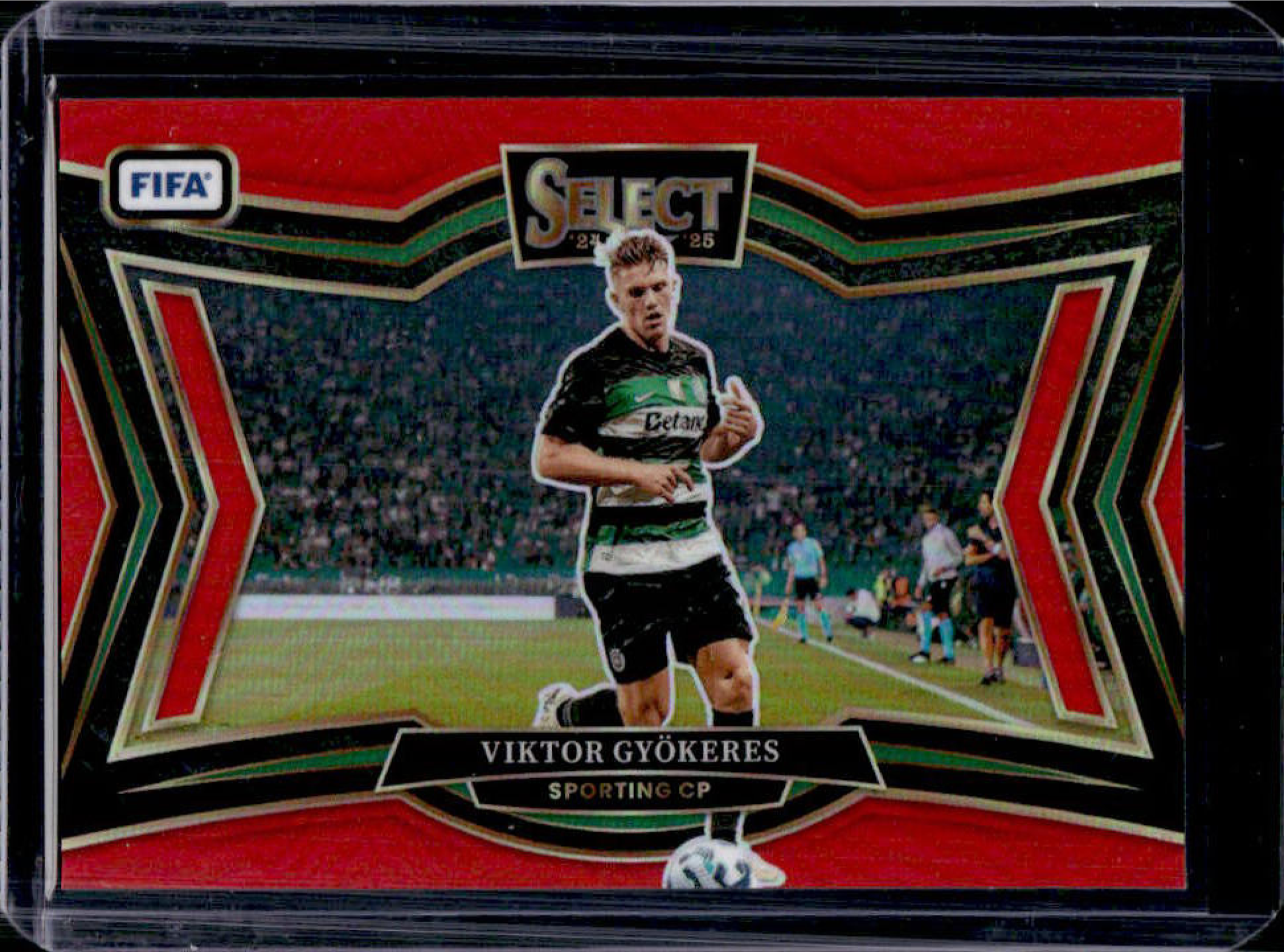 Viktor Gyokeres 2024 Select FIFA #213 Field Level Red Price Guide ...