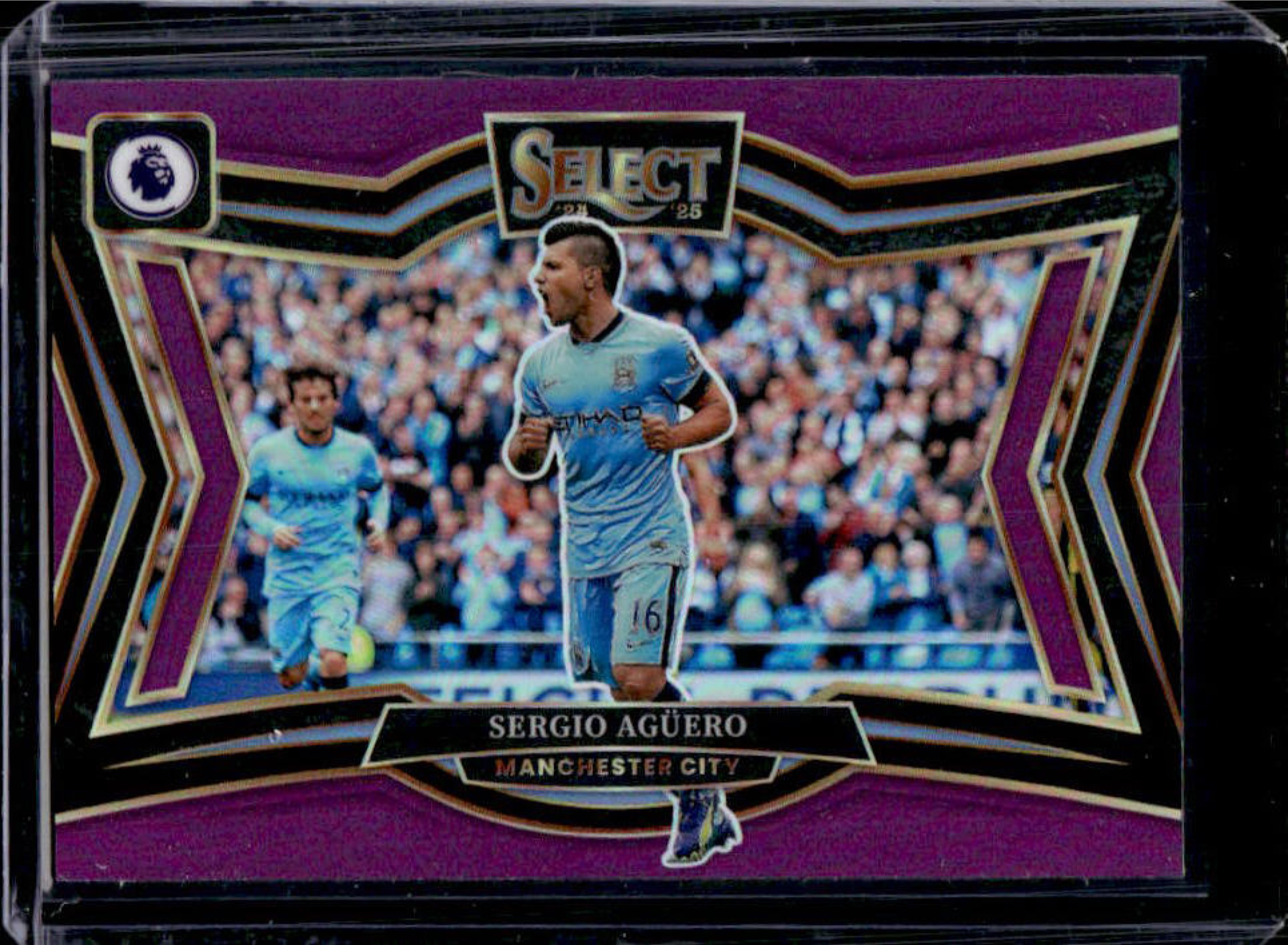 Sergio Aguero 2024 Select Premier League #250 Field Level Purple /140 ...