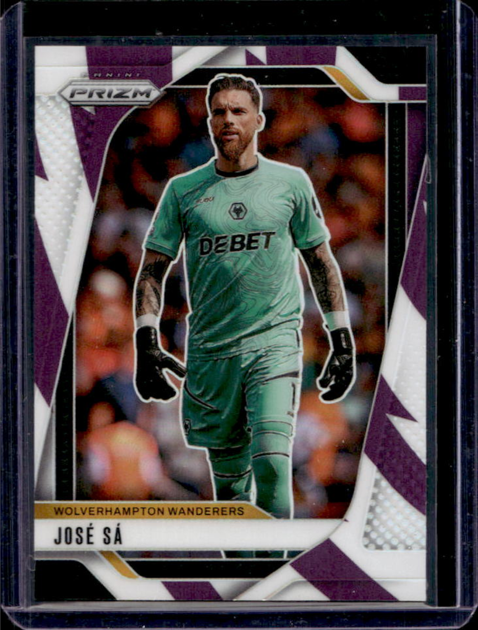 Jose Sa 2024 Prizm Premier League #212 Purple & White Stripes /92 Price ...