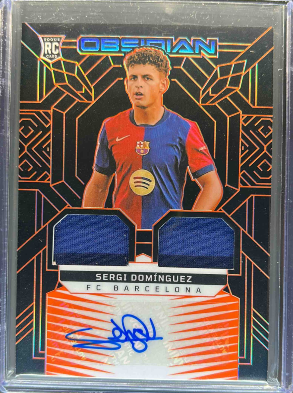 Dominguez 2024 Obsidian #DJ-SDZ Dual Jersey Ink - Electric Etch Orange ...
