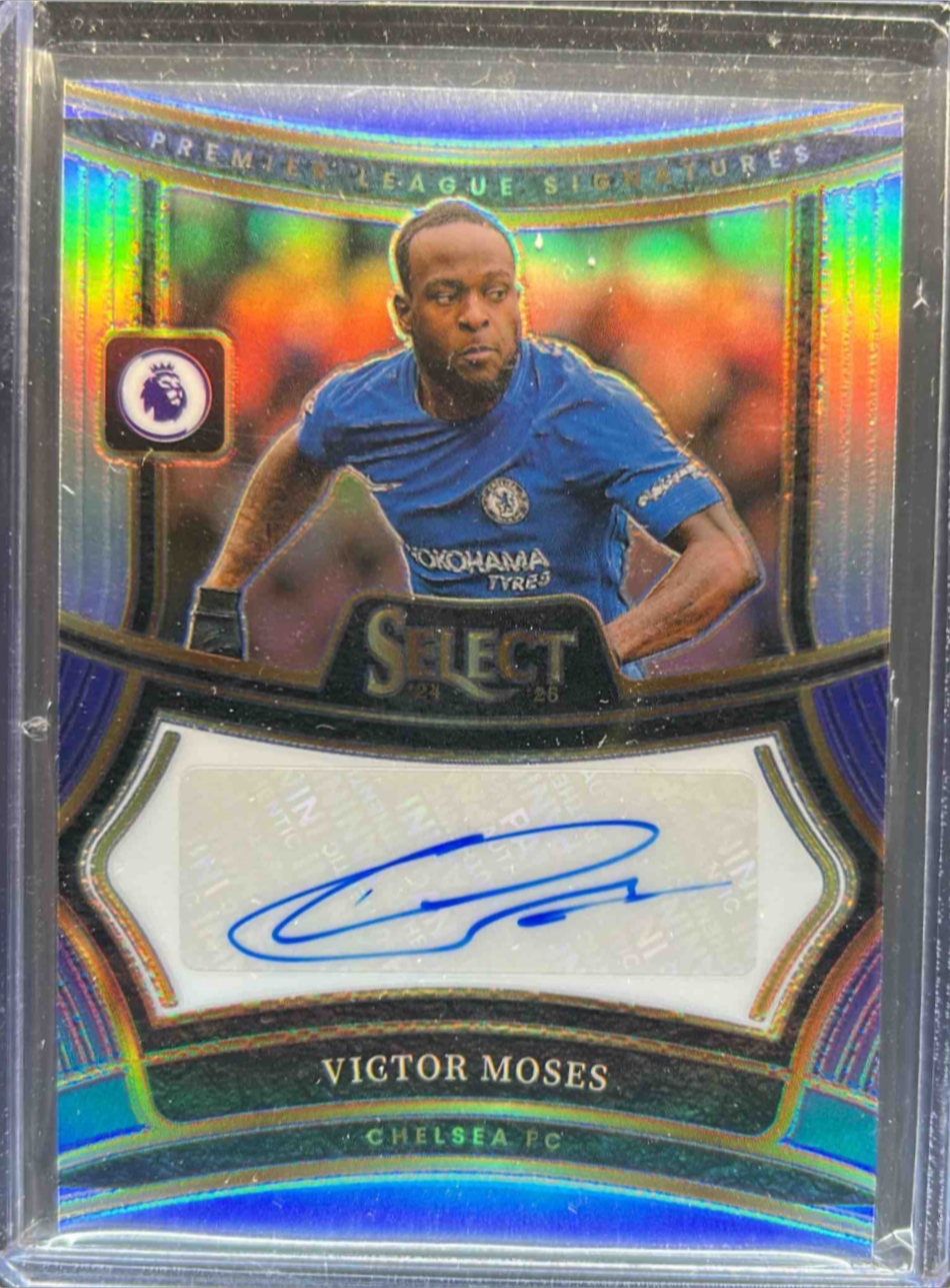 Victor Moses 2024 Select Premier League #S-VM Signatures Price Guide ...