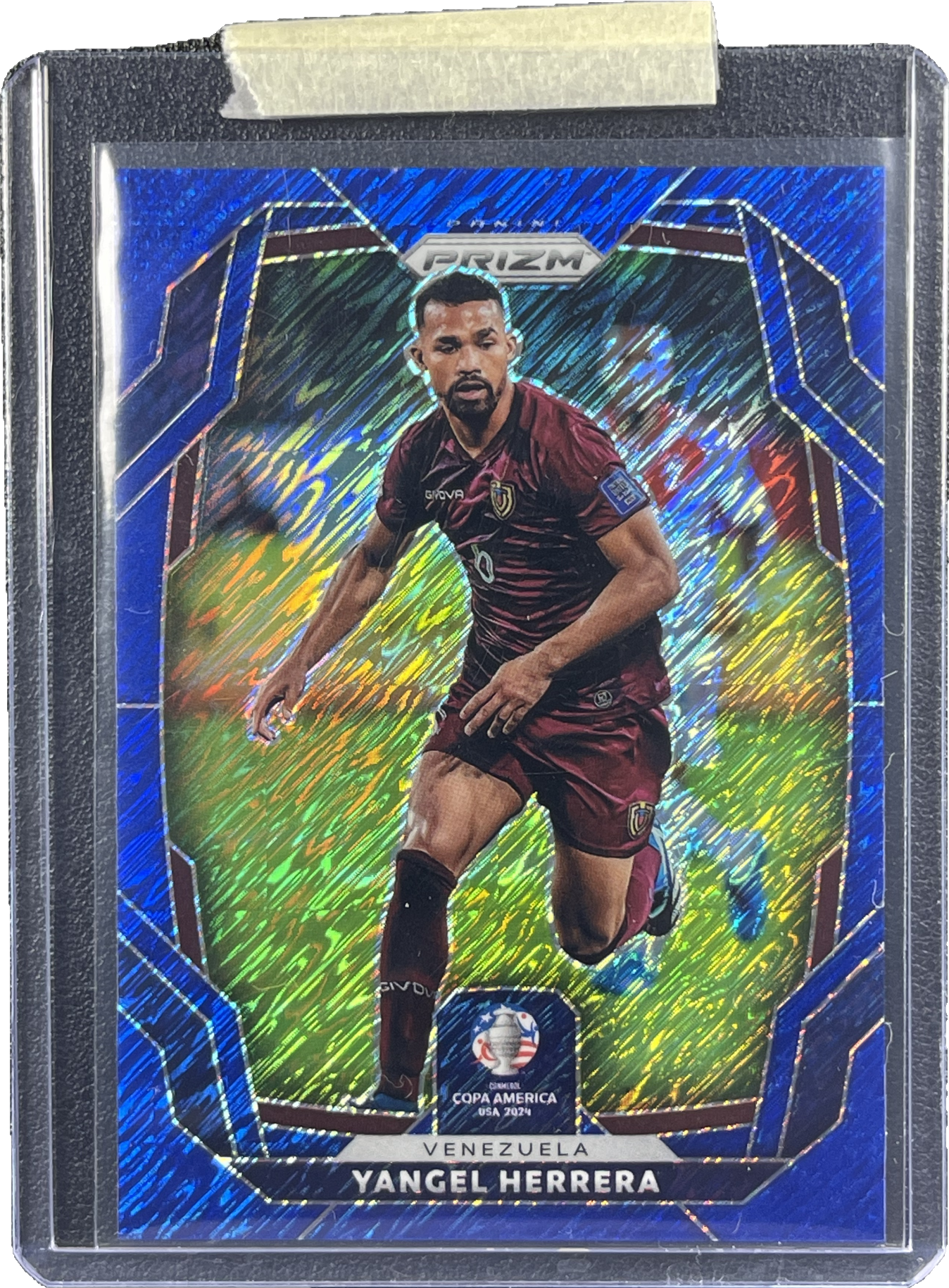 Yangel Herrera 2024 Prizm Copa America #113 Blue Shimmer /7 Price Guide ...