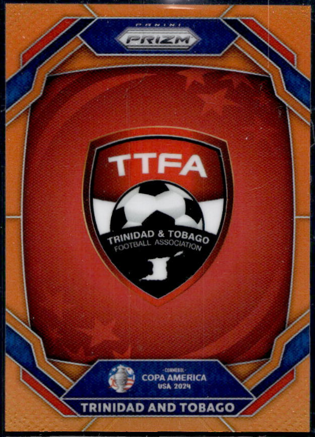 Trinidad and Tobago 2024 Prizm Copa America #18 Team Badges - Orange ...
