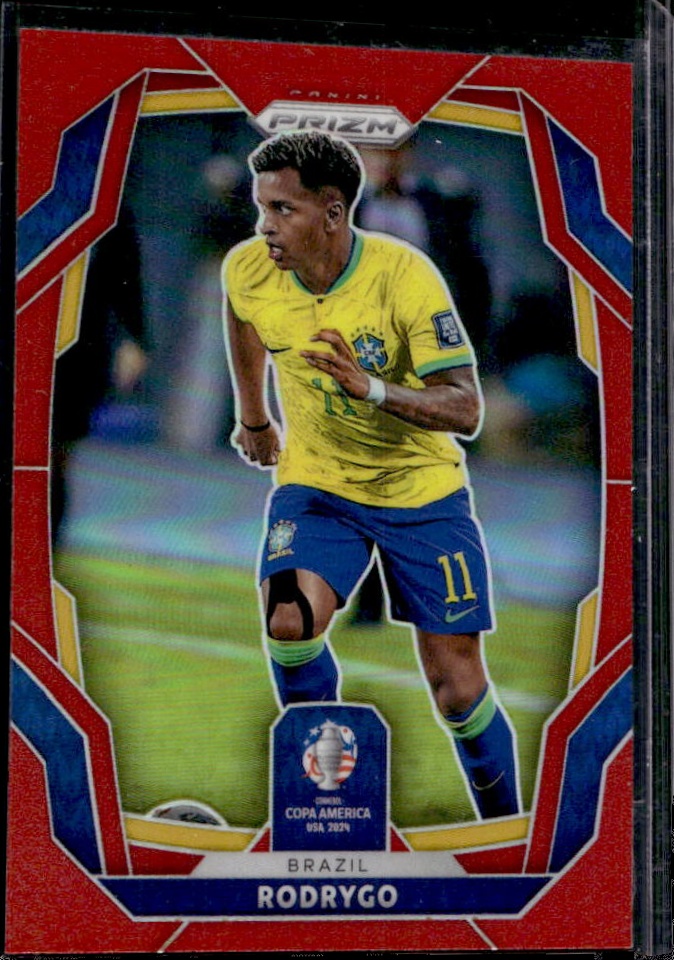 Rodrygo 2024 Prizm Copa America #35 Red /199 Price Guide - Sports Card ...